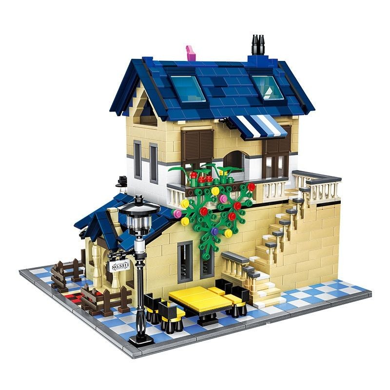 ใช้งานร่วมกับ Lego Country House Building Blocks Boy House City ...