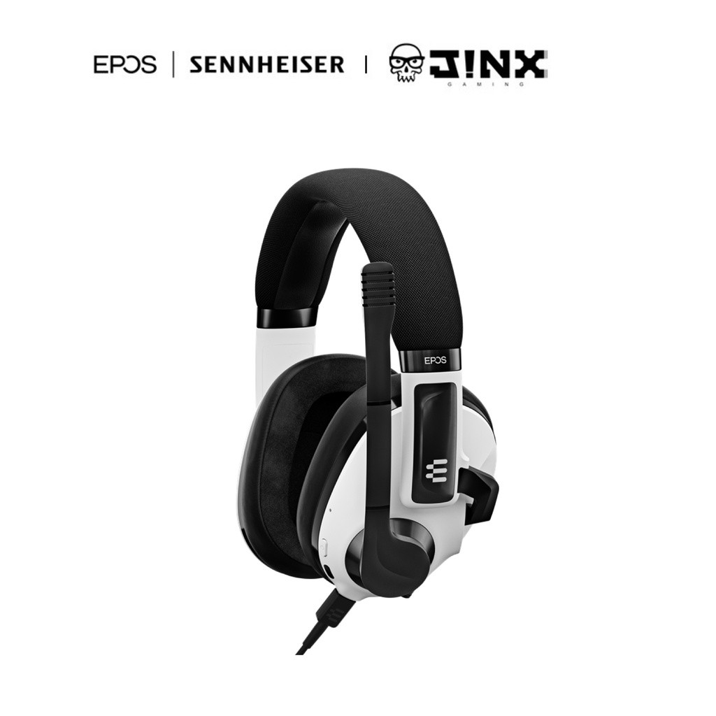 EPOS | Sennheiser หูฟังเกมมิ่ง รุ่น H3 Hybrid -Ghost White ประกันศูนย์ 2 ปี | Shopee Thailand