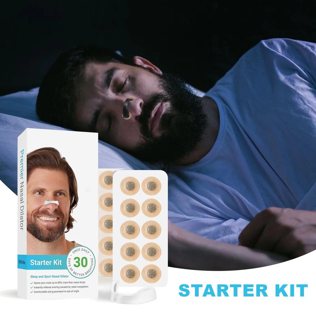 จมูก Breathe Strips Magnetic Nasal Strips ลดการนอนกรน Sport Nasal ...