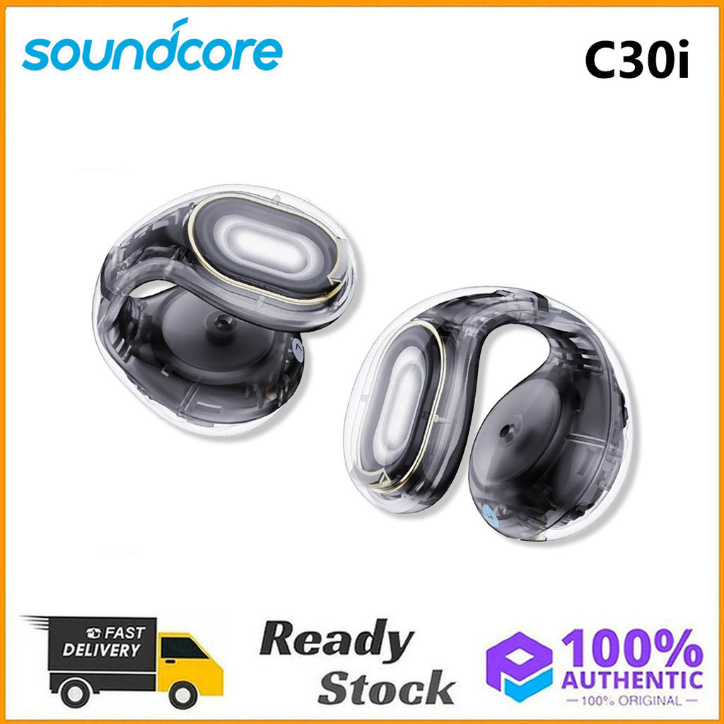 Original Anker Soundcore C30i หูฟังตัดเสียงรบกวนไร้สายในหูหูฟังบลูทูธ ...