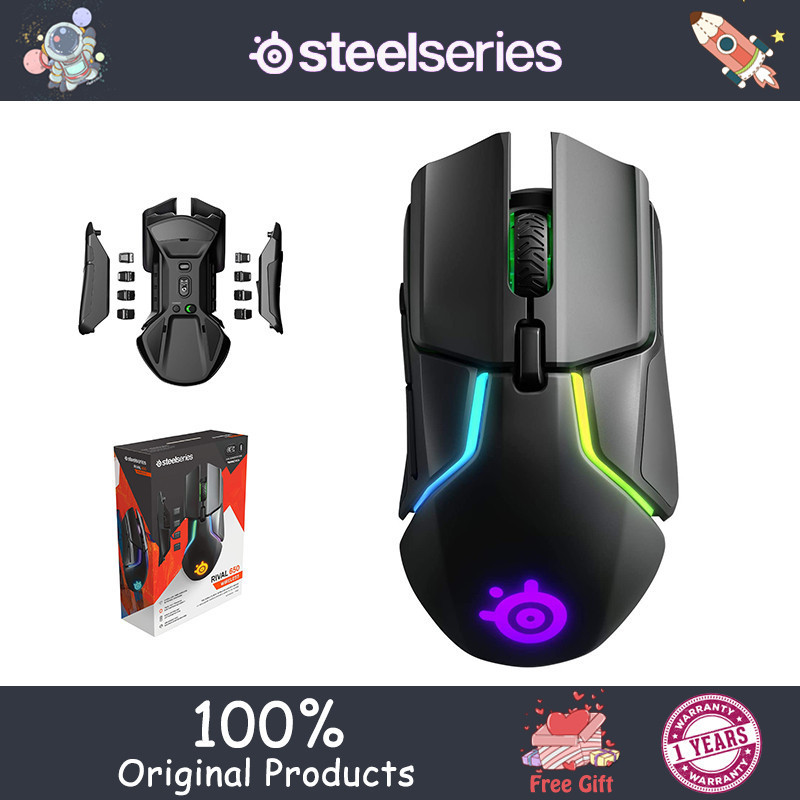 Steelseries Rival 650 เมาส์เกมไร้สายแบบ Dual Mode , 12000 Cpi , 7 ปุ่ม ...