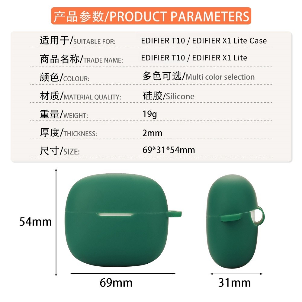 For EDIFIER T10 Case Cartoon Bear Keychain EDFIFIER X1 Lite Silicone ...
