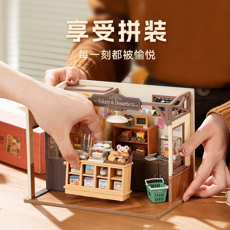 sell out Ruo Beca's Bakery DIY Handmade Hut Small House Model Creative ...