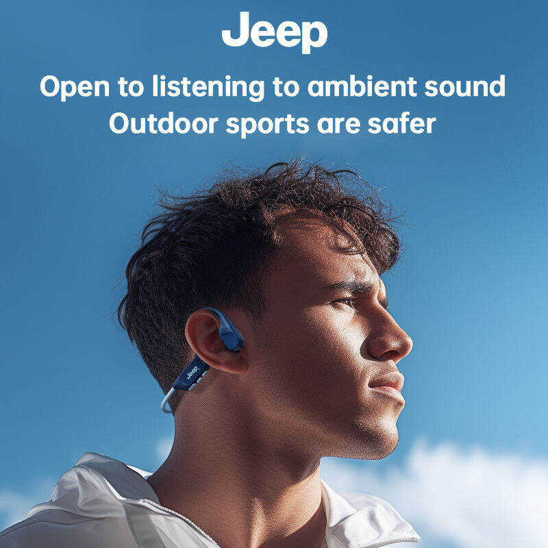 Jeep Ec006 Ipx6 Waterprooir Conduction Headphones Bluetooth V5.3 ...