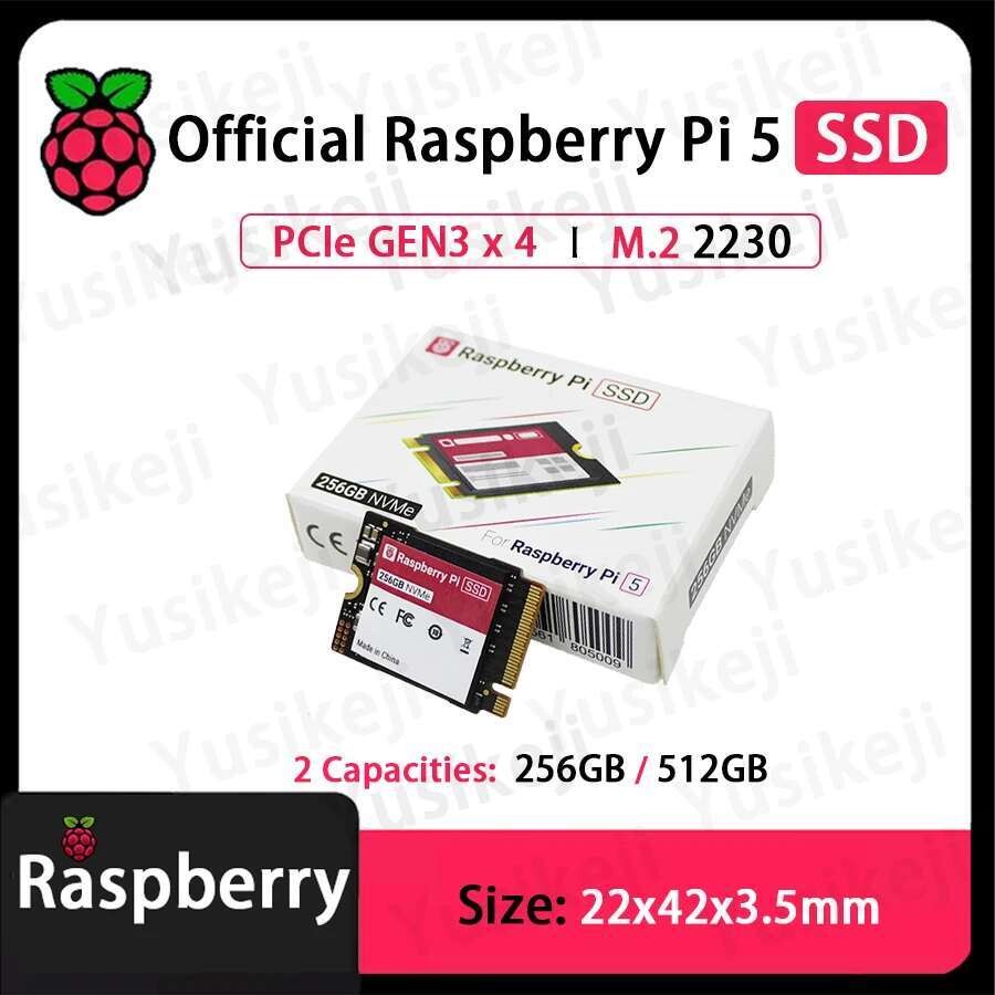 Raspberry Pi 5 NVME SSD Raspberry Pi SSD 256GB 512GB M2 ใหม่ ฮาร์ดไดรฟ์ ...