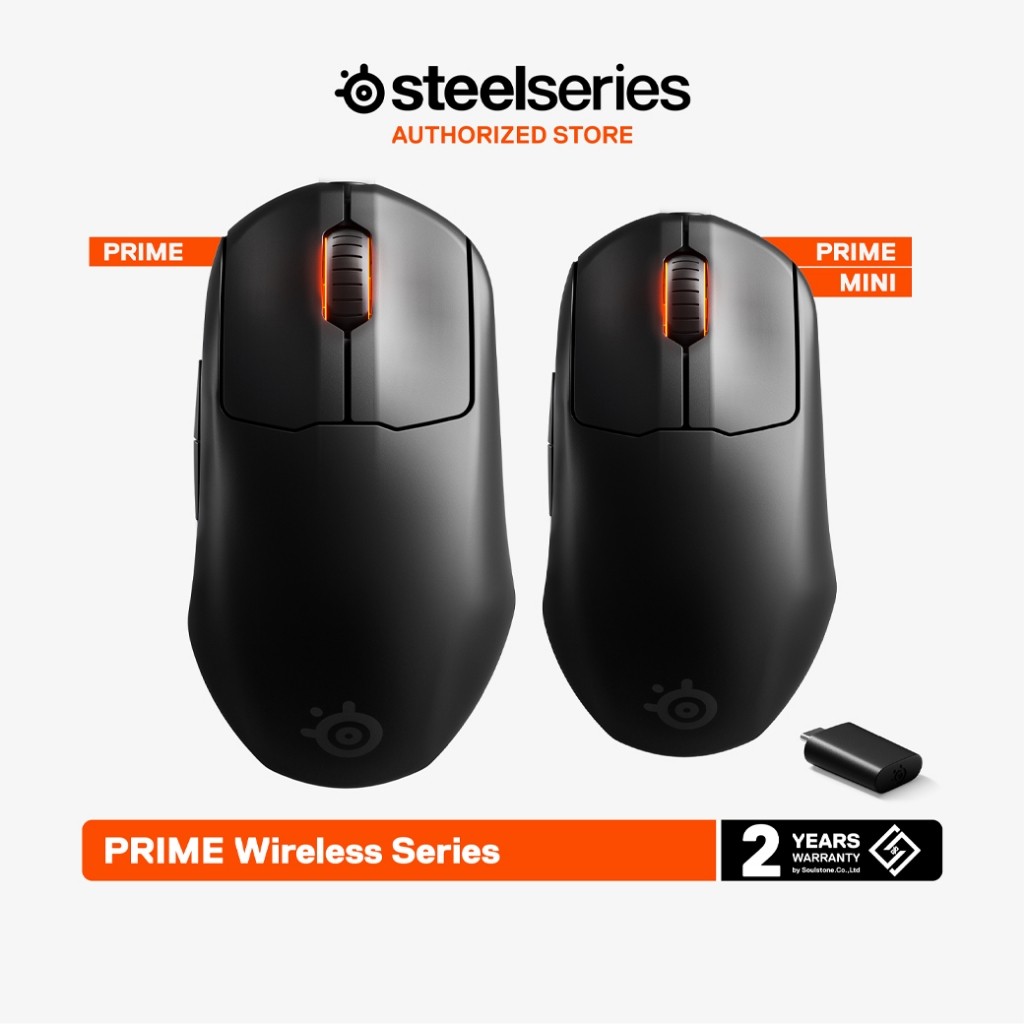 SteelSeries PRIME Wireless Series Gaming Mouse เม้าส์เกมมิ่งไร้สาย 6 ปุ่ม 18,000 CPI | Shopee ...