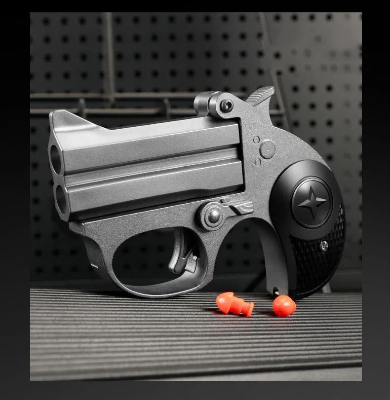 Delin Mini Double Hole Alloy Bullet Bullet Bullet Bullet Toy | Shopee ...