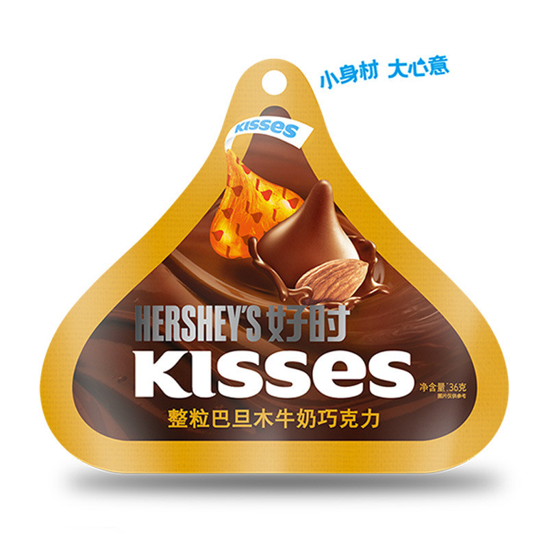 Kisses Hershey's Milk Chocolate อัลมอนด์ White Hershey's Kisses 36g ถุง ...