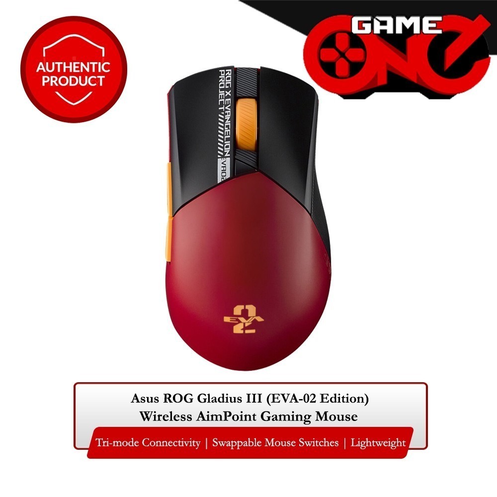 Asus ROG Gladius III Wireless AimPoint Gaming Mouse EVA-02 Edition | Shopee Thailand