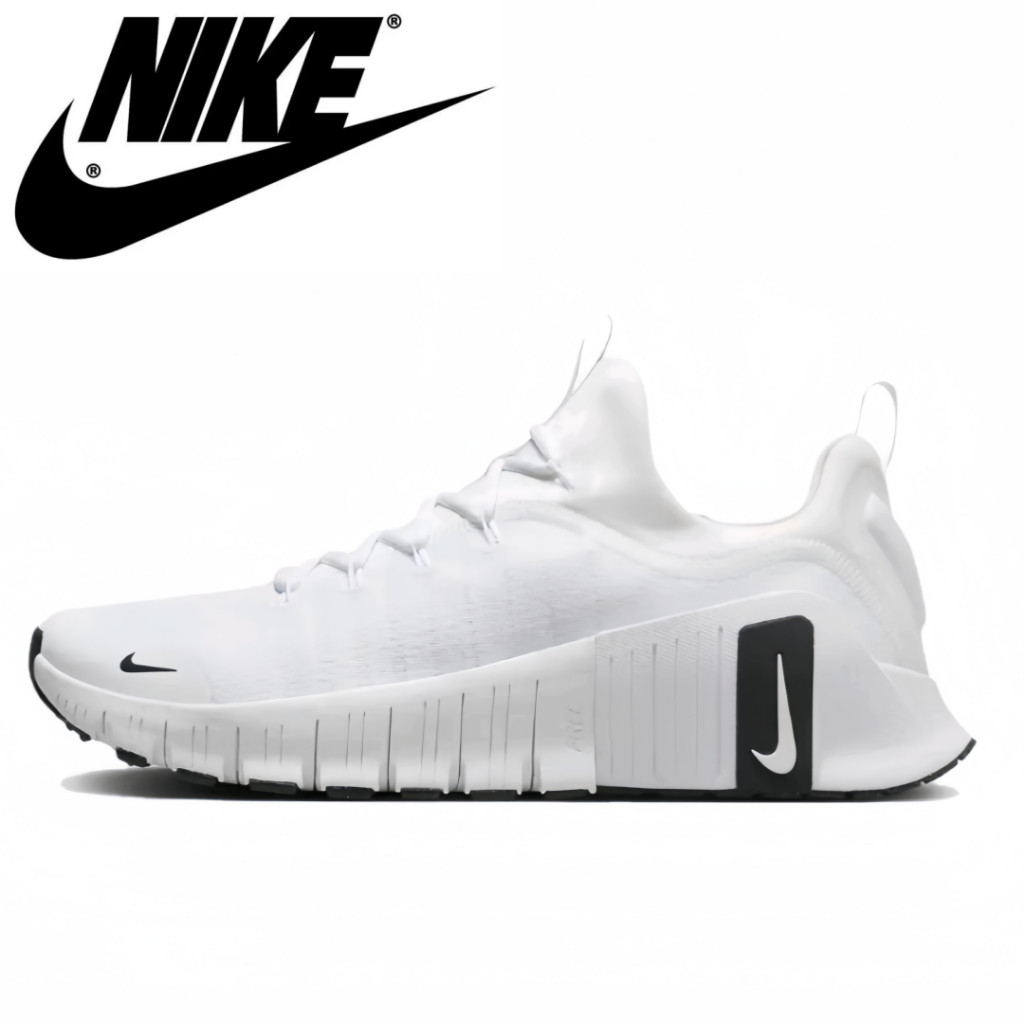 2024 Nike Free Metcon 6 สีขาว（ของแท้ 100 %）รองเท้าผ้าใบ ผู้ชาย ผู้หญิง ...