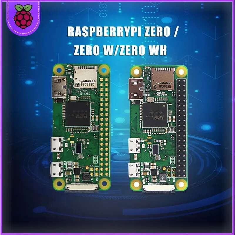 Raspberry Pi Zero W/WH Starter Kit กล้อง 5MP + เคส ABS + อ่างความร้อน + 5V2A Power Adapter + 32G ...