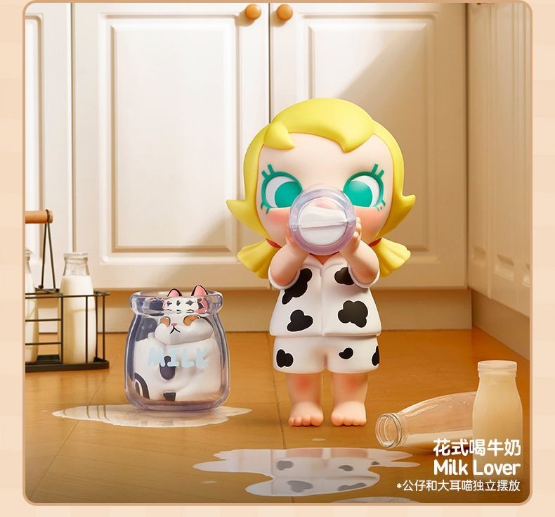 ฟิกเกอร์ซีรีส์สนุกสนาน Baby Molly Meow จาก POPMART ของตกแต่งทันสมัย ...