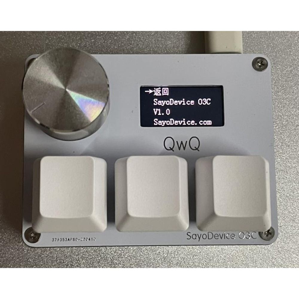 Sayobot O3C OZU คีย์บอร์ดมาโครคีย์บอร์ด IPS หน้าจอสีลูกบิด sayodevice o3c คีย์บอร์ดเกม Rapid ...