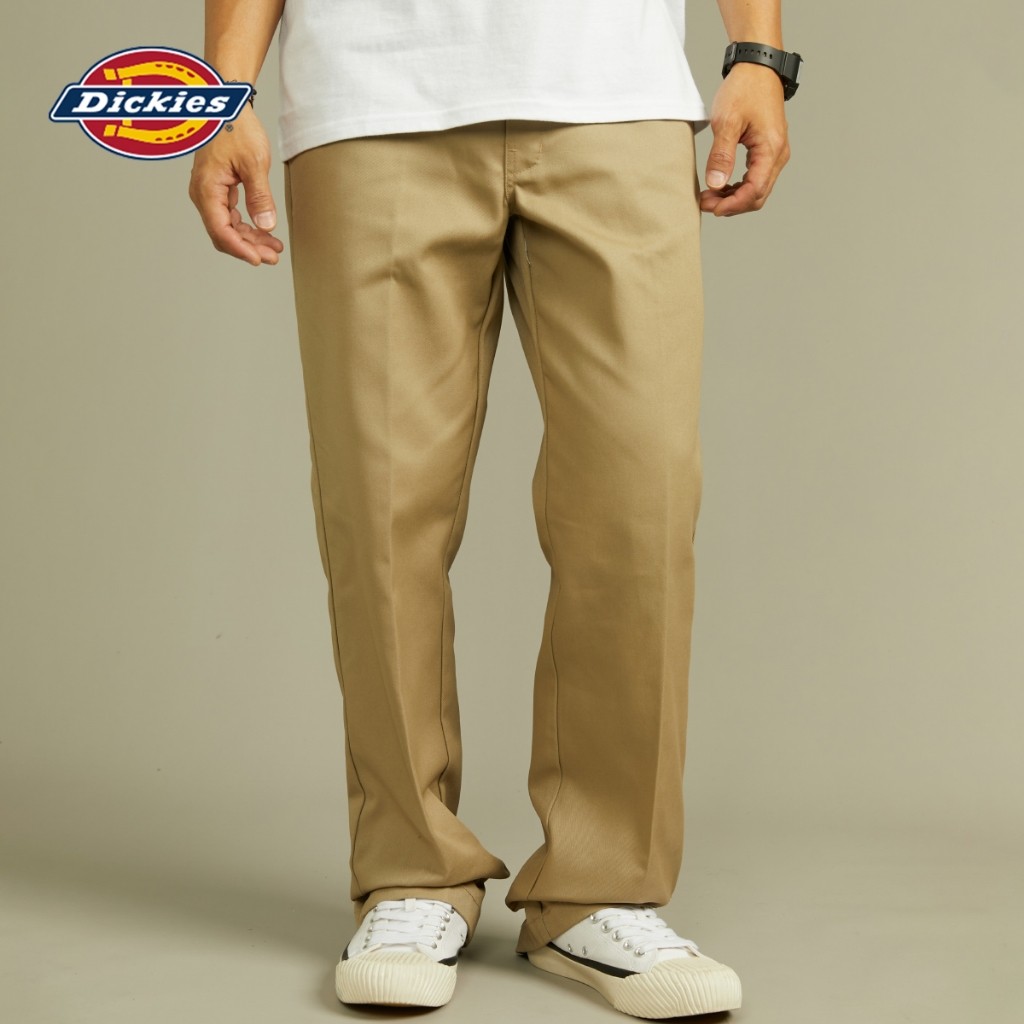 DICKIES MEN PANTS 873 กางเกงขายาวทรงสลิมฟิต กระบอกกลาง ผู้ชาย | Shopee Thailand