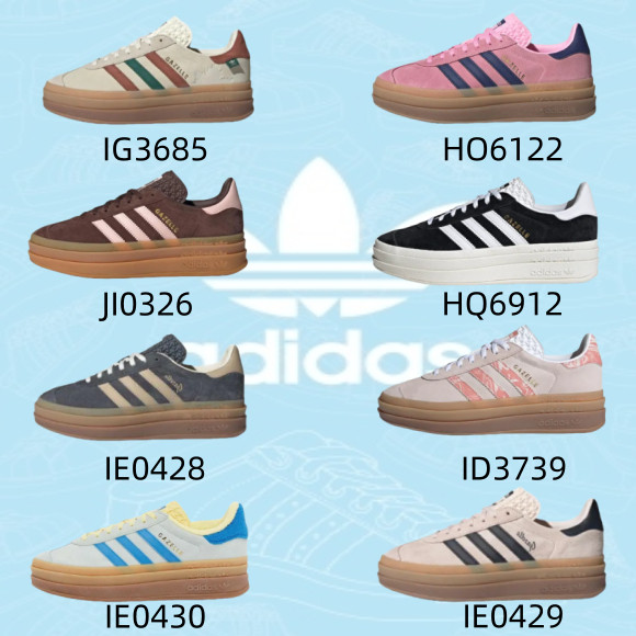 2024 ของแท้ 100 % Adidas originals GAZELLE BOLD IG3685/HO6122/JI0326 ...