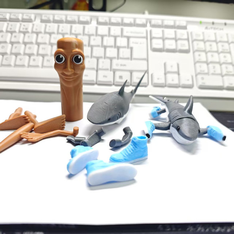 อิตาเลี่ยน Brainrot Tung Tung Sahur Action Figure Boneca Ambalab ...