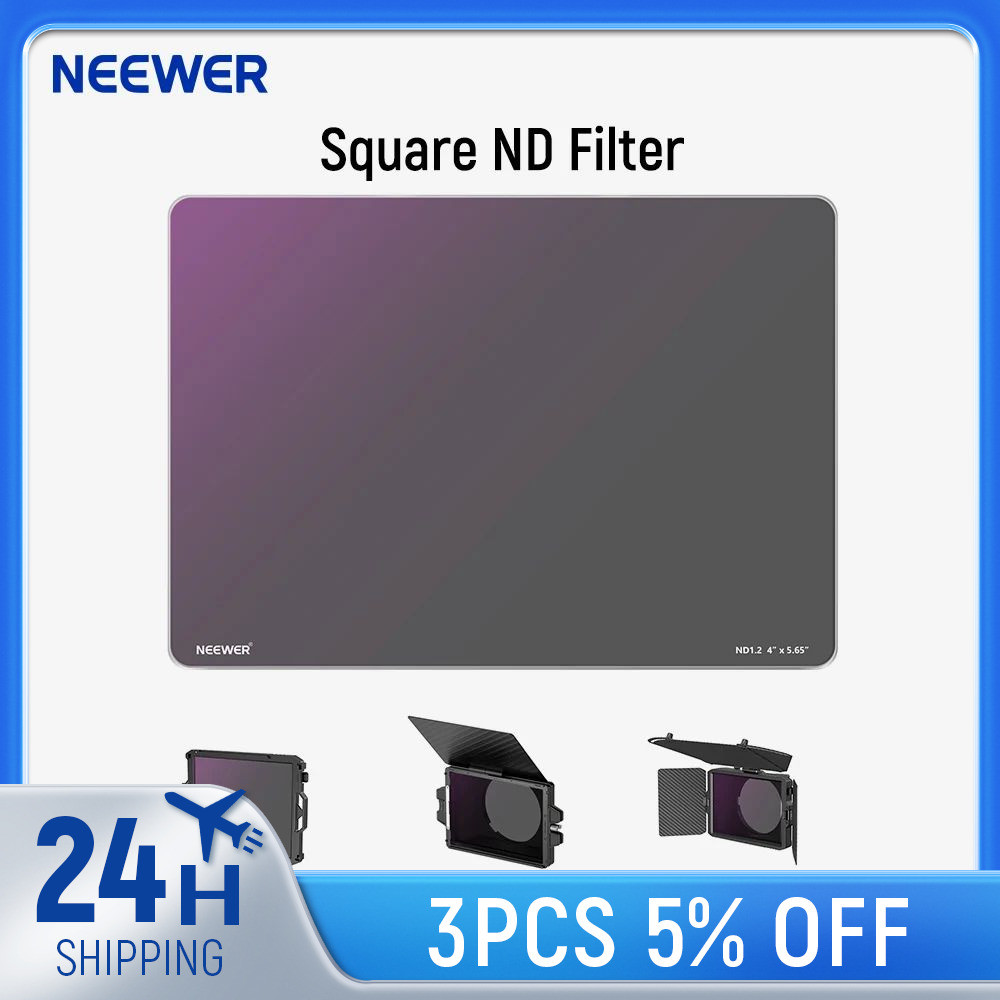 Neewer ND0.3 Square ND Filter, 4 "x5.6.5" Cinema Neutral Density Filter ...