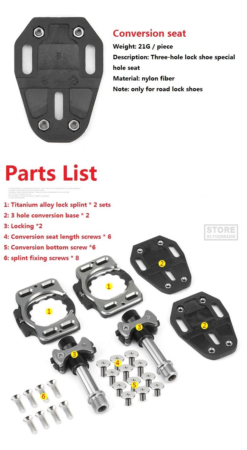 ใหม่ Lollipop 69+ Speedplay Zero จักรยานเสือหมอบเหยียบ titanium alloy ...