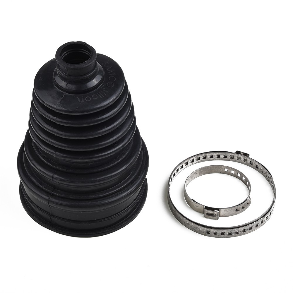 Outer CV Joint Boot Kit Stretch Driveshaft Silicone CV Boot +2*Clamp ...