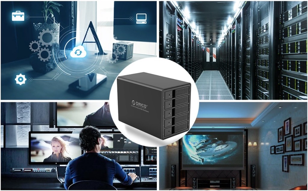 Orico 95 series 5 Bay 3.5 USB3.0 HDD Docking Station พร้อม Raid รองรับ ...