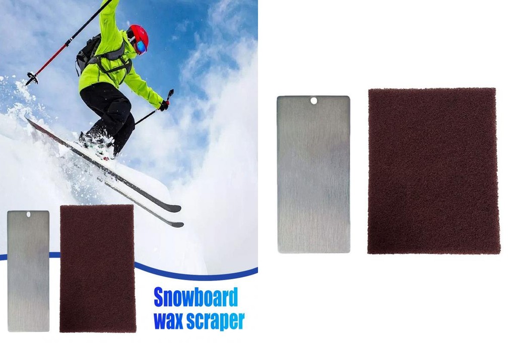 Art Precision Edge Ski Scraper Snow Gear Accessory Premium Ski Wax Scraper Tool for Efficient ...