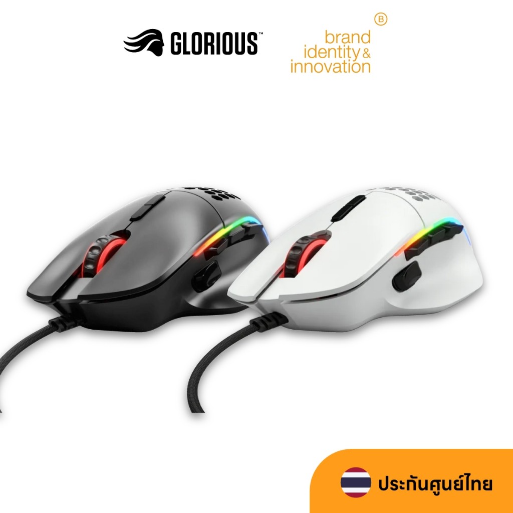 Glorious Model I Wired Mouse White/Black มีสาย มีให้เลือก 2 สี | Shopee ...