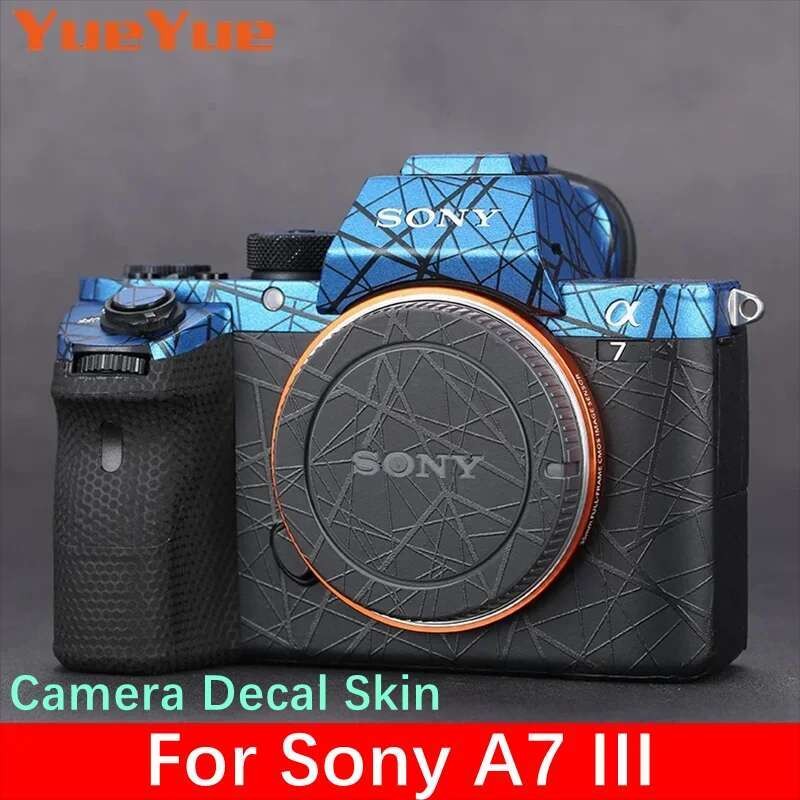 A7III ที่กําหนดเองสติกเกอร์สําหรับ Sony A7M3 รูปลอกผิวเลนส์กล้องไวนิล ...