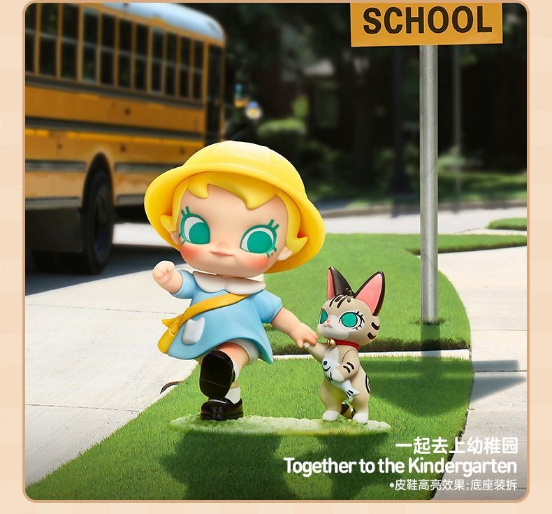 ฟิกเกอร์ซีรีส์สนุกสนาน Baby Molly Meow จาก POPMART ของตกแต่งทันสมัย ...