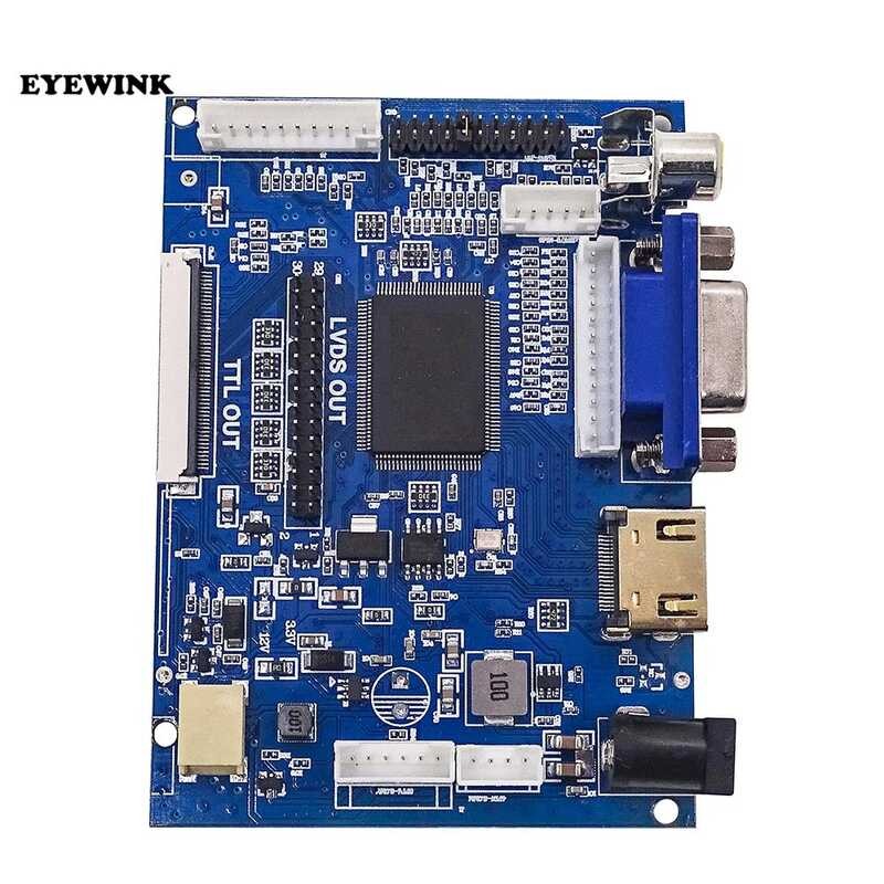 จอแสดงผล LCD TTL DS Controller Board HDMI VGA 2Av 50Pin สำหรับ At07090 ...