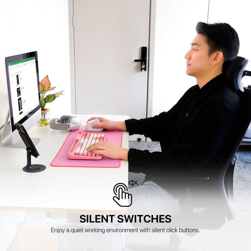 FANTECH เมาส์แนวตั้งเพื่อสุขภาพ Ergonomic Mouse ลดอาการปวด ใช้งานถนัด ...