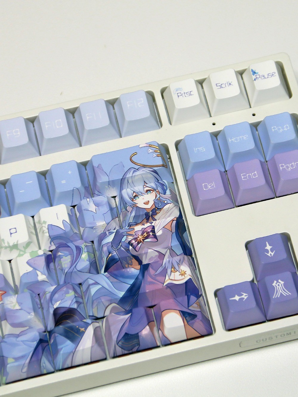 Robin Keycap Cherry Profile 120 + คีย์ PBT ห้าด้าน Dye Sublimation ...