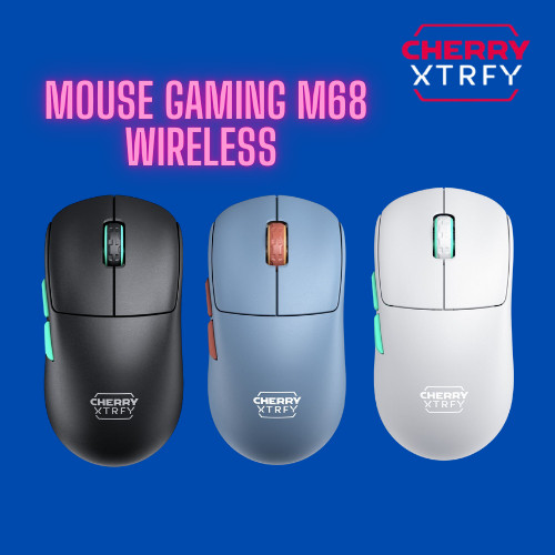 CHERRY XTRFY Mouse Gaming M68 Wireless 1K ประกัน 2 ปี | Shopee Thailand