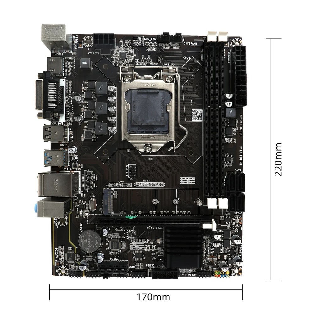 B85 Itx เมนบอร์ดชุด I3 4170 CPU I7 4790 Placa Mae LGA 1150 เดสก์ท็อปชุด Combo LGA1150 | Shopee ...
