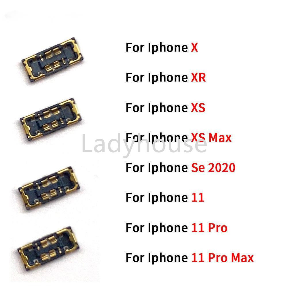 แบตเตอรี่ FPC Connector สําหรับ Iphone 11 Pro Max Se 2020 X XR XS Max ...