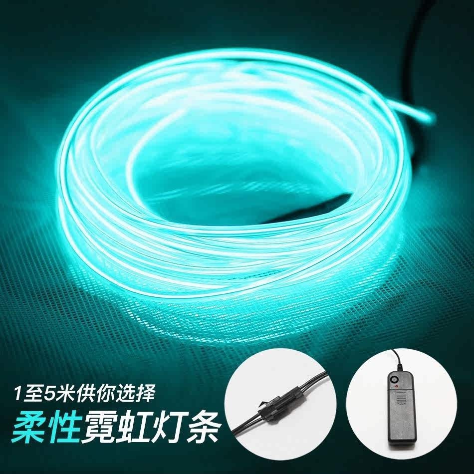 แสงนีออน diy Handmade Luminous Line led แสงเย็น Ultra-Fine USB Light ...