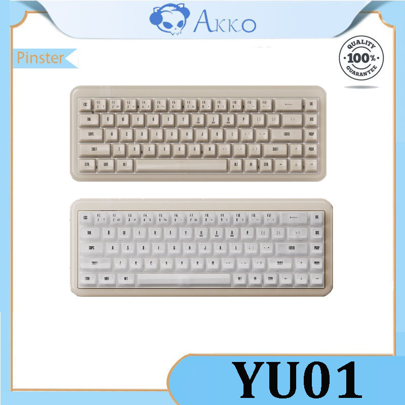 Akko YU01 Yuning/Yuzhu คีย์บอร์ดเชิงกลสอบจําลองที่สาม RGB68 คีย์ปลั๊ก ...