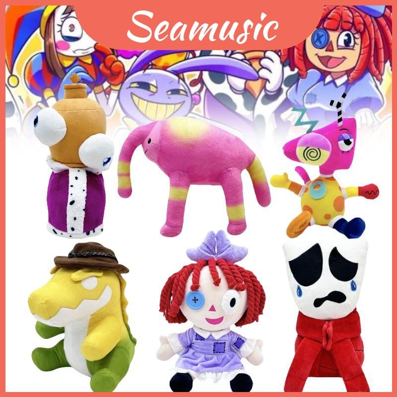 Digital Vibrant Circus Plush Toy Collection Pp Cotton Filled 25 ซม. ...