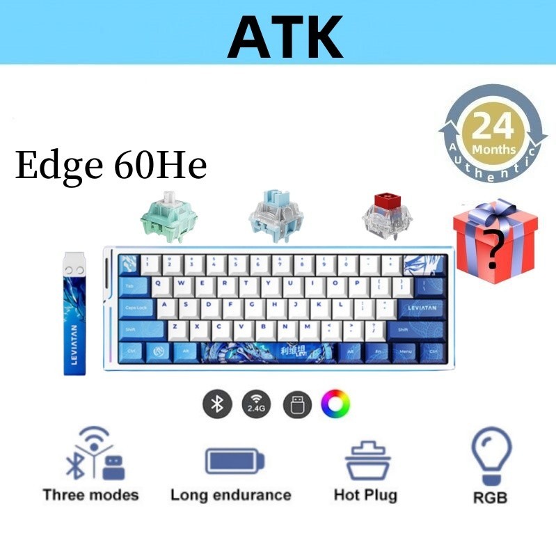 Atk X LEV EDGE 60HE อลูมิเนียมอัลลอยด์ magnetic Switch คีย์บอร์ดแบบกลไก ...