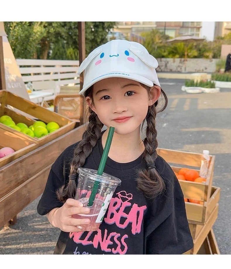 หมวกกันแดด Sanrio Melody Cute Peaked Cap หมวกกันแดดสําหรับเดินทาง ...