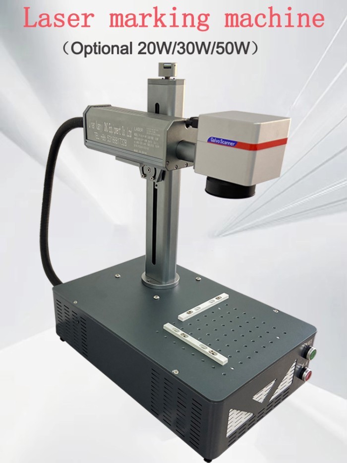 20w 30w 50w Fiber Laser Marking Machines For Metal Engraving Stainless ...
