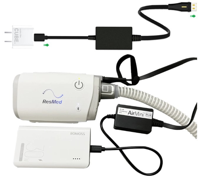 ResMed Airmini PD Charging Cable For CPAP APCP Outdoor Mobile Power ...