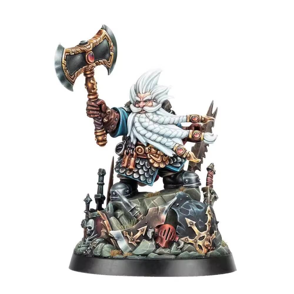 [warhammer] โมเดลเรซิ่น AOS Dwarf White Dwarf Limited | Shopee Thailand