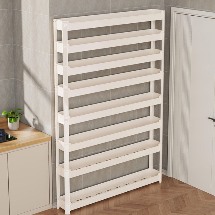 ♞ห้องครัว Gap Storage Rack Multi-functional Multi-layer Spice Storage ...