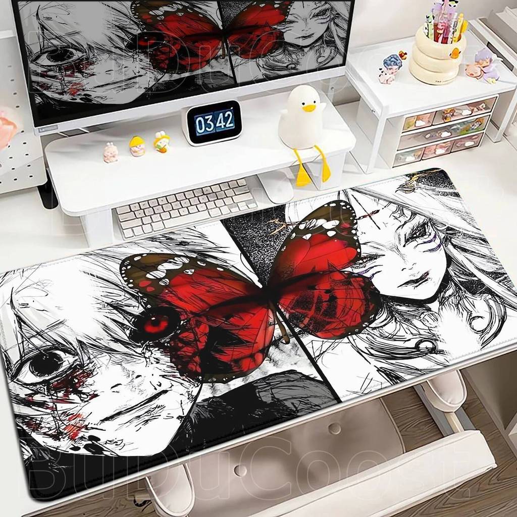 ใหม่ Super Cool วอลล์เปเปอร์ Kaneki Ken แผ่นรองเมาส์ Office PC ...
