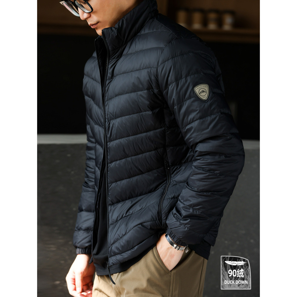 Richell American Ultra-Light แจ็คเก็ตStand-Up Collar Down สำหรับผู้ชาย ...