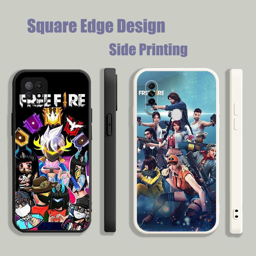 ปลอกสําหรับ OPPO A39 A57 Reno 5 7 8 A54 A94 Garena Free Fire เครื่องเล่นเกม BOP08 เคสโทรศัพท์ขอบ ...