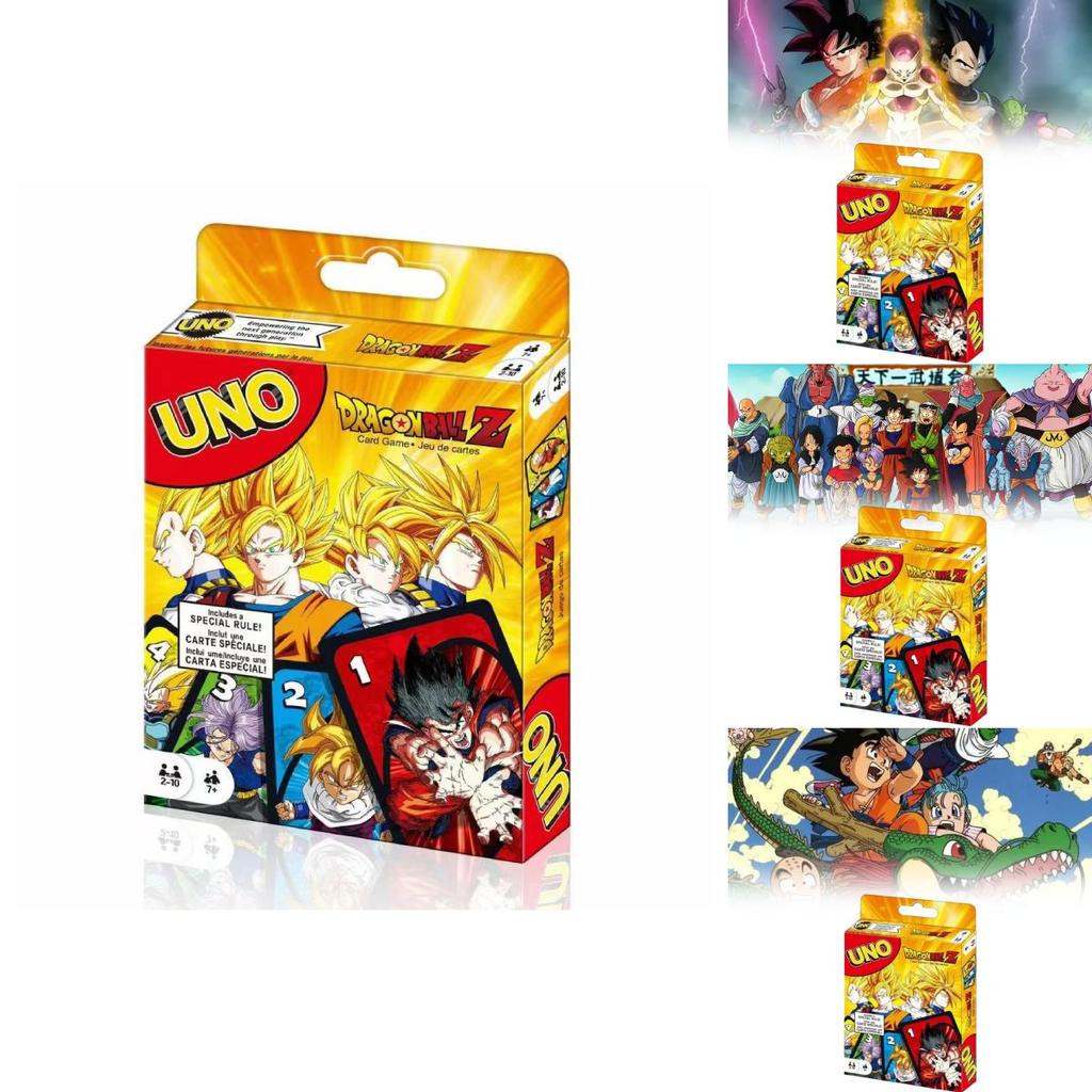 การ์ด Uno Ball Z สําหรับงานปาร์ตี้เล่นกับวัสดุกระดาษสีสันสดใสและการเล่น ...