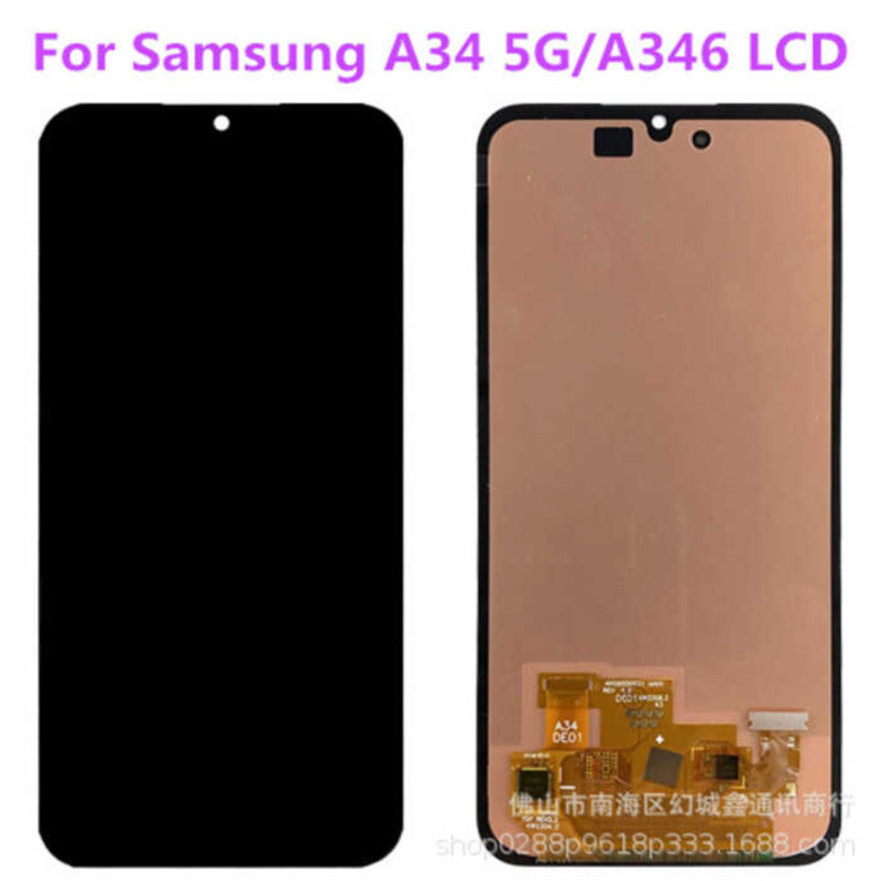 เหมาะสําหรับ Samsung A34 5G โทรศัพท์มือถือหน้าจอประกอบ A346 LCD A346B ...
