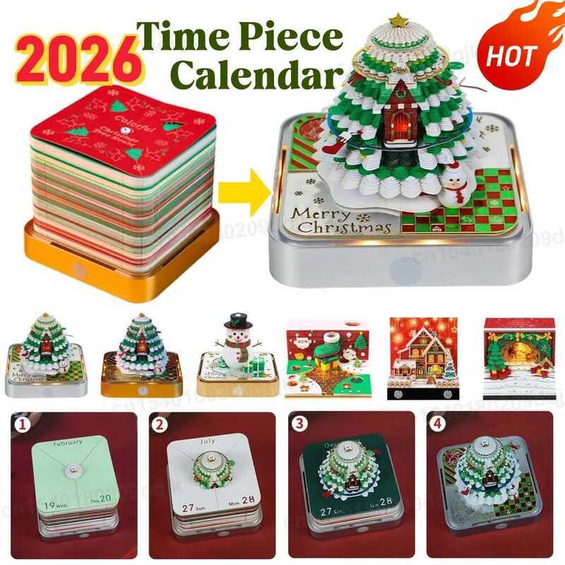 C Dek Time Piece Calendar 2026 Dek Calendar With Light 3D R-Away ...