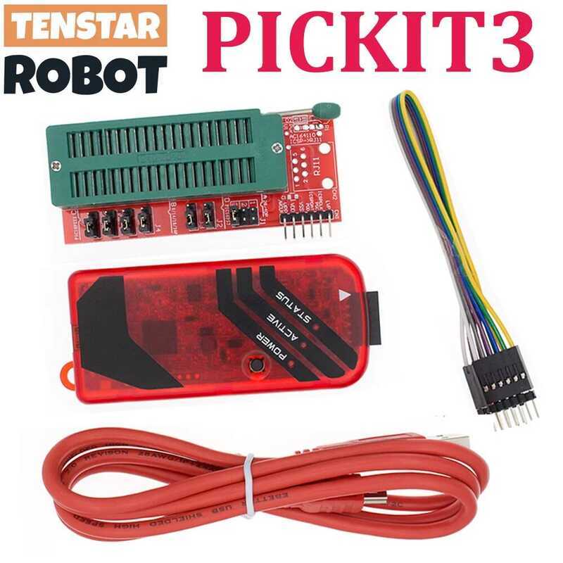 TSTARDEV ชุดโปรแกรม PICKIT3 KIT3 PICKIT 3 สำหรับการโปรแกรมไม่ออนไลน์ ชิปไมโครคอนโทรลเลอร์ PIC ...